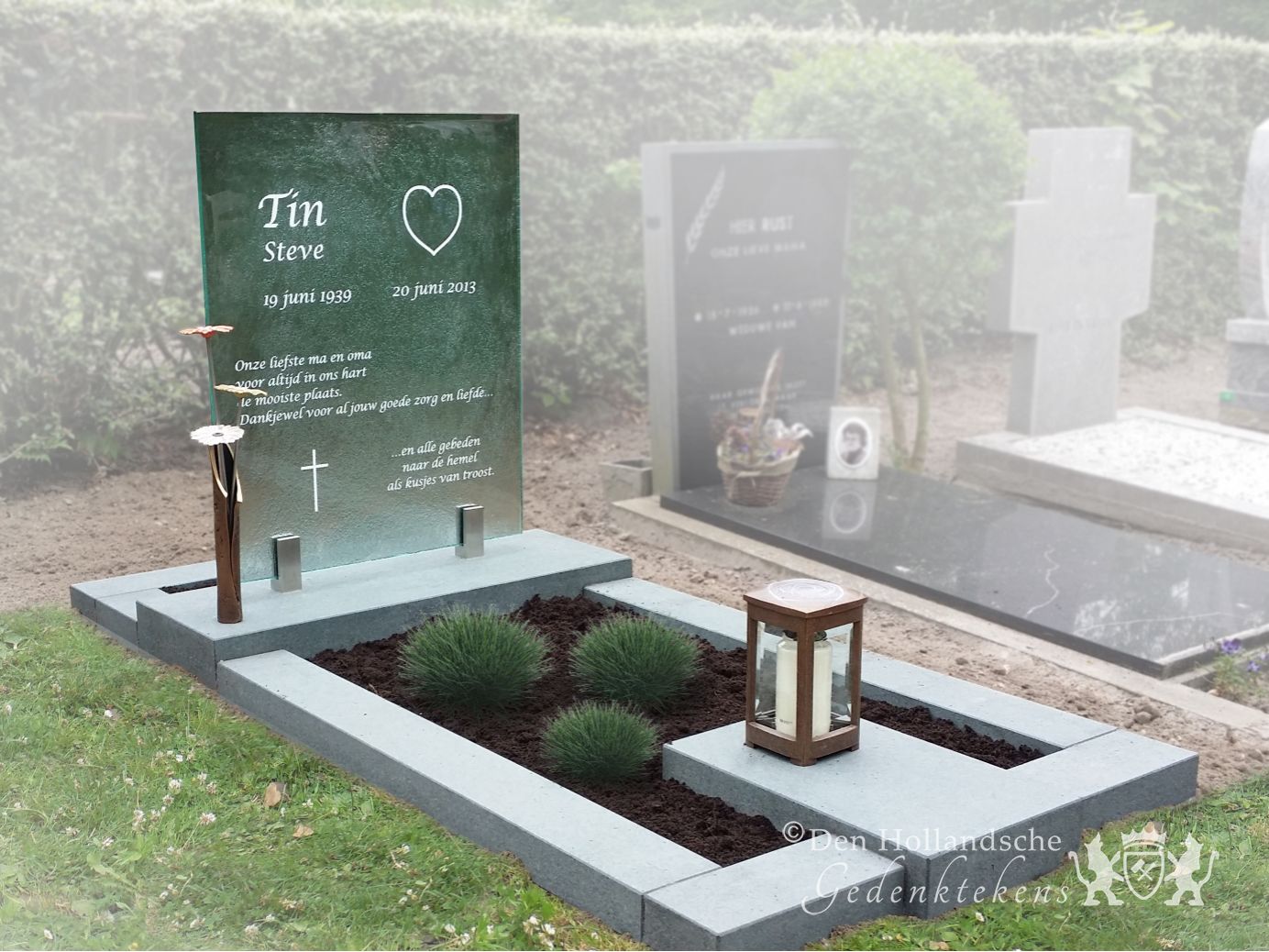 Grafsteen glas | Den Hollandsche Gedenktekens | 20805